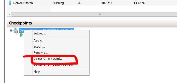 How To Create And Delete Checkpoints In Hyper V Abort Retry Fail